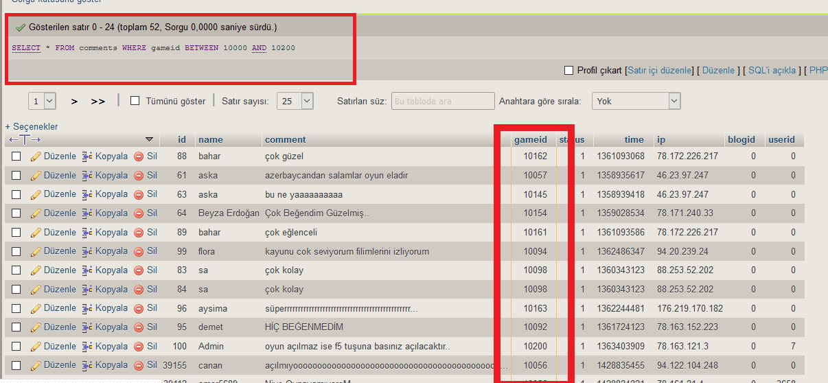 Veritabanı Dersleri #3| Select, Insert, Delete, Update